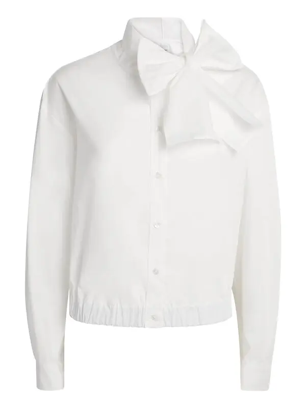 Claudie Pierlot Cotton Pussy-bow Blouse - White