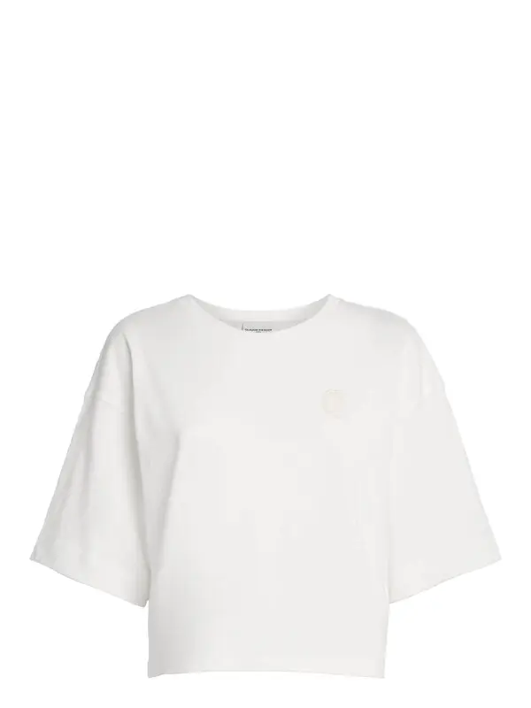 Claudie Pierlot Cotton Relaxed T-shirt - White