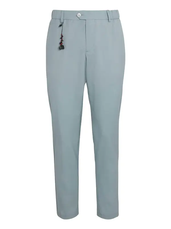Marco Pescarolo Wool-silk Trousers - Blue