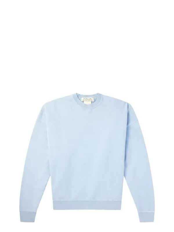 REMI RELIEF Cotton-jersey Sweatshirt - Blue