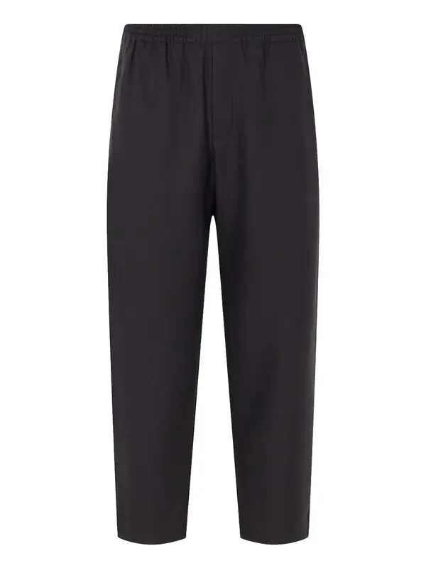 A KIND OF GUISE Banasa Straight-leg Lyocell Trousers - Black
