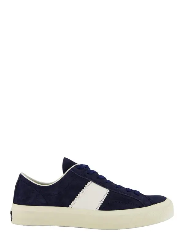 TOM FORD Cambridge Suede Sneaker - Blue