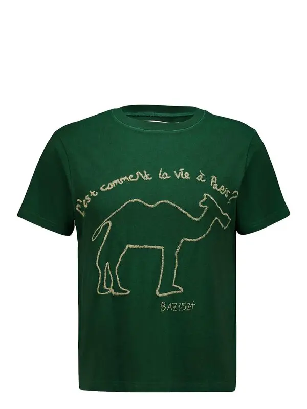 BAZISZT Kamy T-shirt - Green