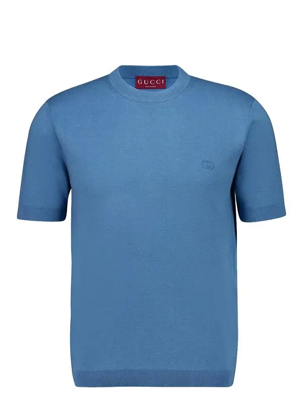 Gucci Cotton Short-sleeve T-shirt - Blue