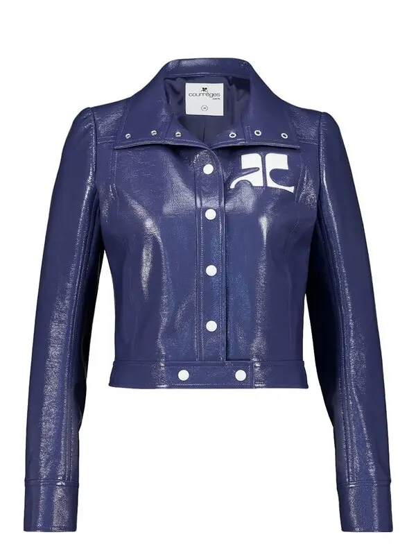 COURREGES Dusk Reedition Vinyl Jacket - Blue