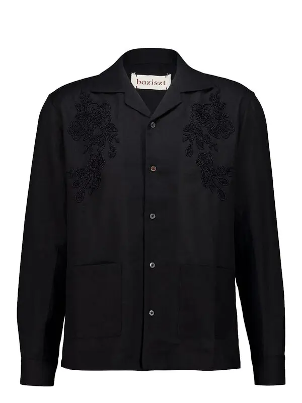 BAZISZT Dark Celeste Shirt - Black