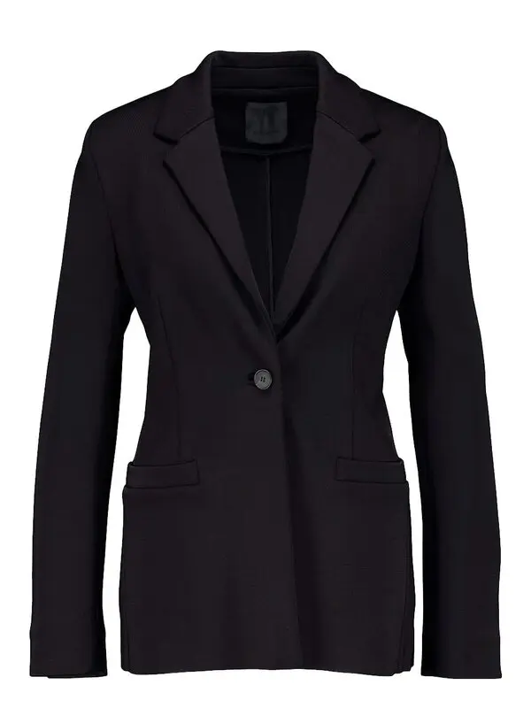 Givenchy Slim Fit Structured Blazer - Black