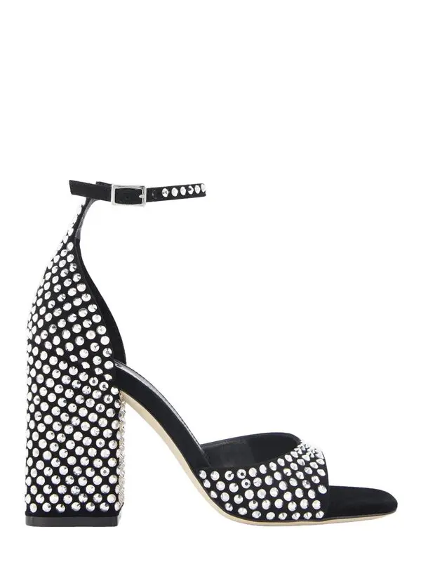 Paris Texas Holly Fiona 100mm Leather Sandals - Black
