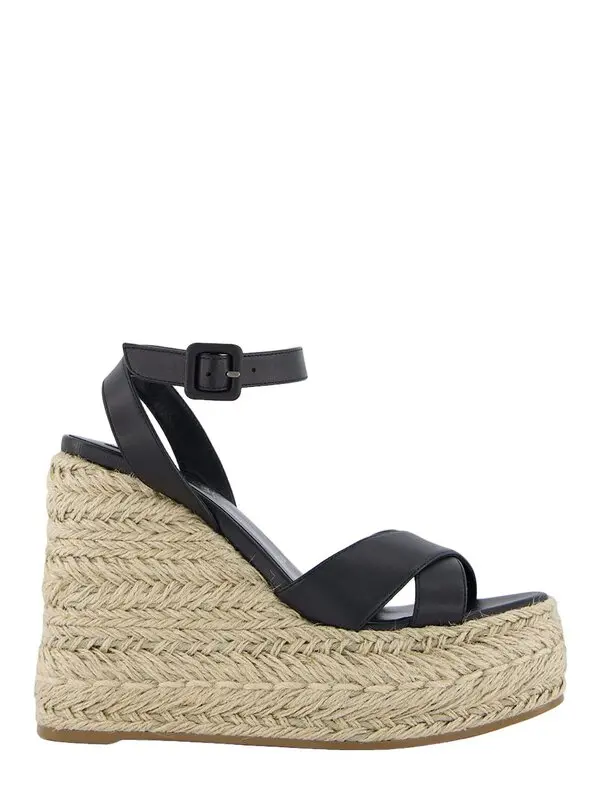 CHRISTIAN LOUBOUTIN Mariza Zeppa Wedges - Black