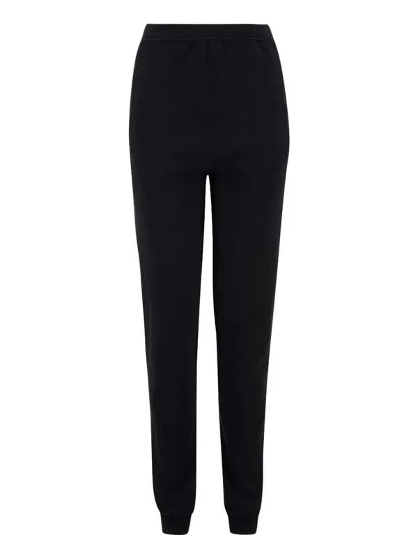 Saint Laurent High-waisted Cashmere Leggings - Black