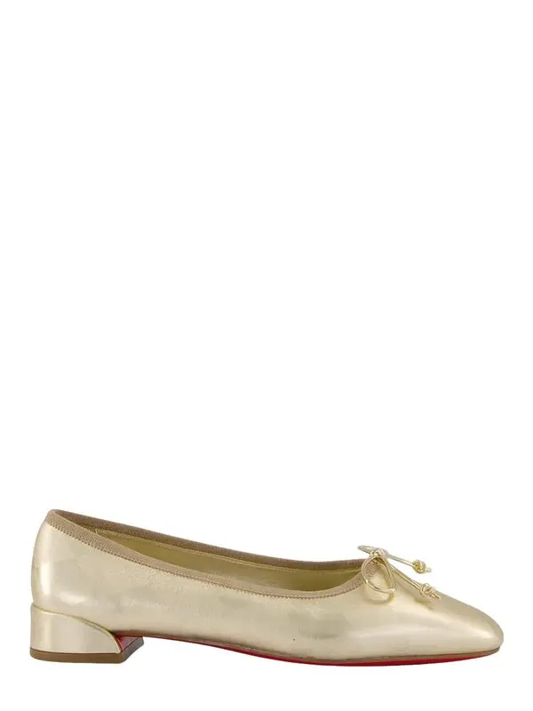 CHRISTIAN LOUBOUTIN Sweetie Jane Ballerinas - Gold