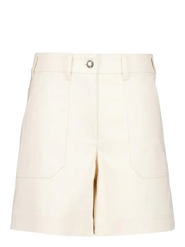 Moncler Cotton Casual Shorts - Cream