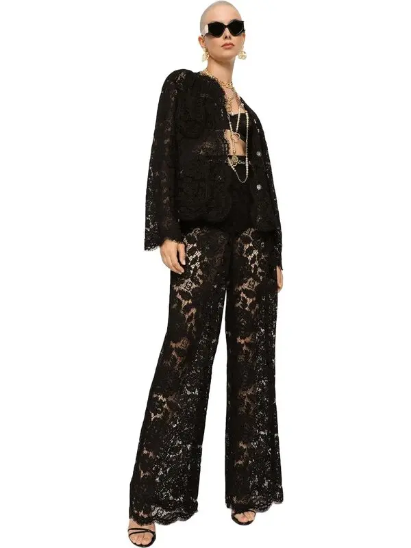 Dolce & Gabbana Lace Jacket - Black