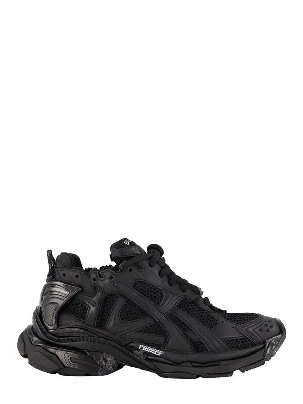 Balenciaga Runner Lace-up Sneakers - Black