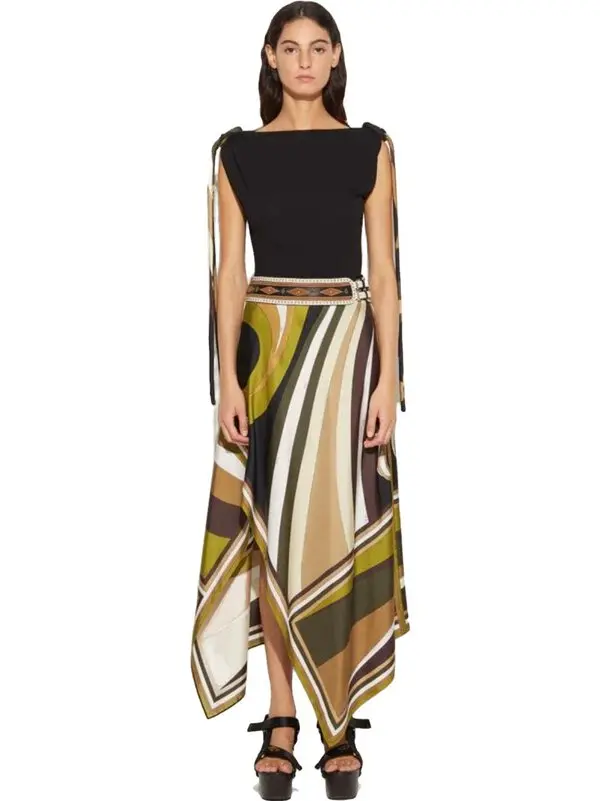 Emilio Pucci Vivara-print Top - Black