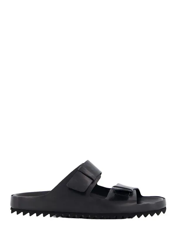 Officine Creative Agorà Leather Slides - Black