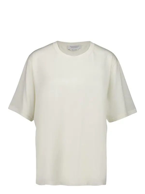 Gabriela Hearst Cashmere Crewneck T-shirt - Cream