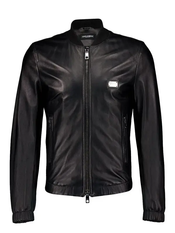 Dolce & Gabbana Lambskin Jacket - Black