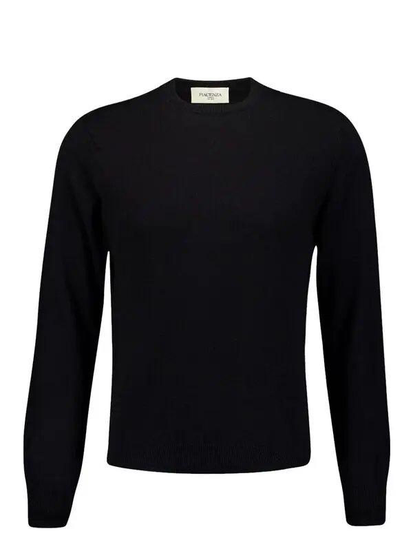 PIACENZA CASHMERE 1733 Cashmere Crewneck Sweater - Black