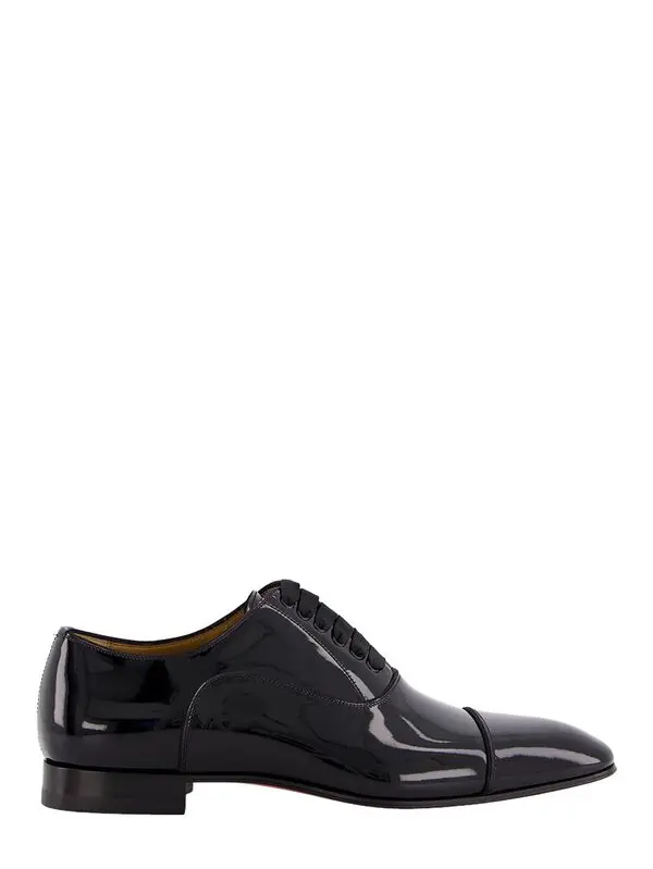 CHRISTIAN LOUBOUTIN Greggo Patent Oxfords - Black