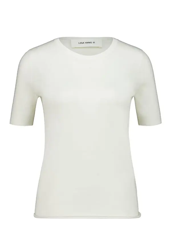 LISA YANG Ari Cashmere T-shirt - Cream