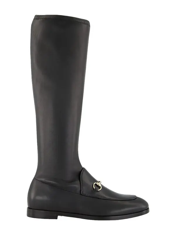 Gucci Jordaan Leather Boot - Black
