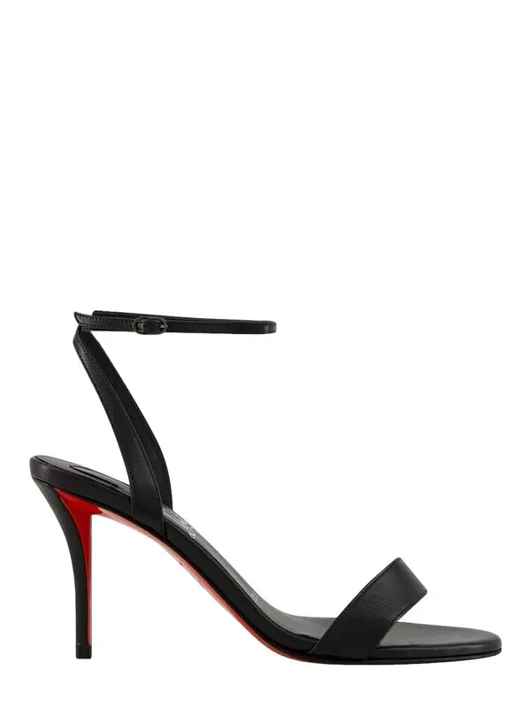 CHRISTIAN LOUBOUTIN Miss Z 80 Strappy Leather Sandals - Black