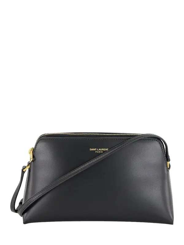 Saint Laurent Paris Mini Bag In Smooth Calfskin - Black