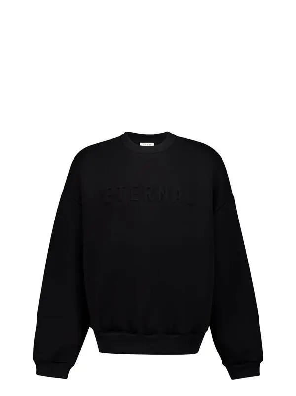 Fear Of God Eternal Fleece Crewneck - Black