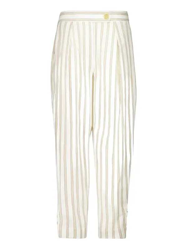 Zimmermann Illuminate Linen-blend Trousers - Cream