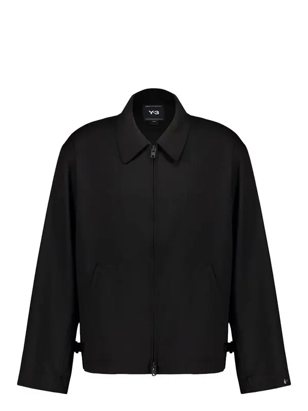 Y3 Refined Wool Blouson - Black