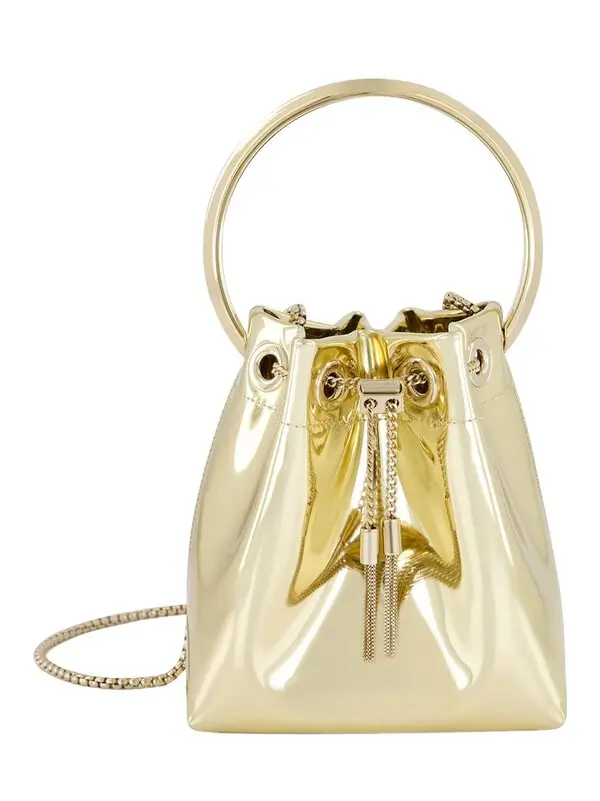 JIMMY CHOO Bon Bon Mirror Mini Bag - Gold