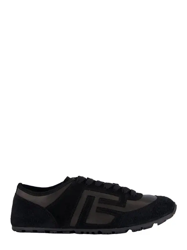 Balmain Racer 45 Leather Trainers - Black