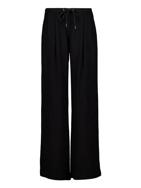 JAMES PERSE Wide-leg Viscose-wool Trousers - Black