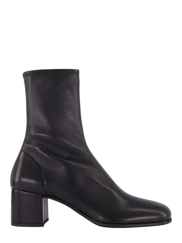 Prada Stretch Nappa Leather Booties - Black