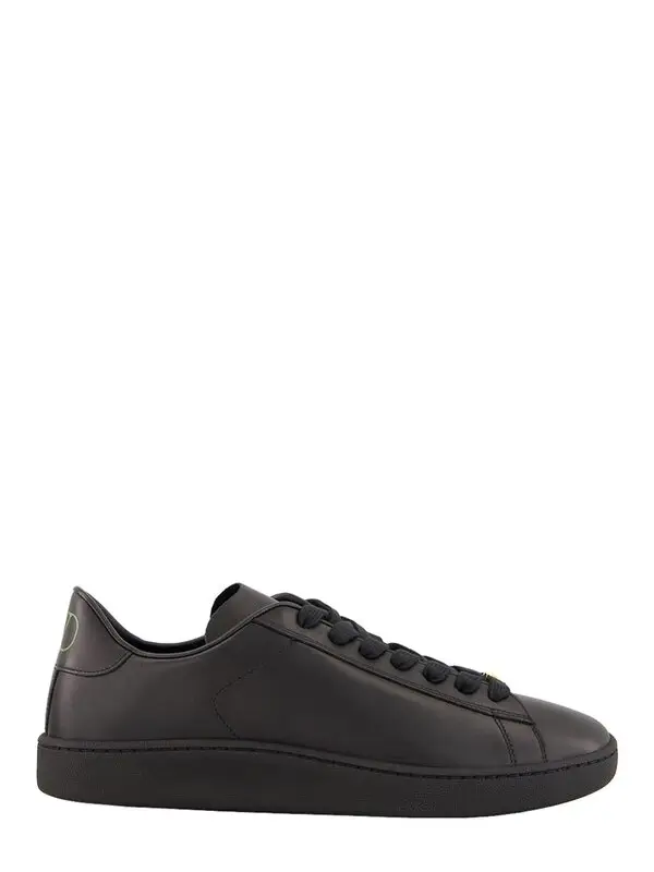 Valentino Garavani Royco Trainer In Nappa Calfskin - Black