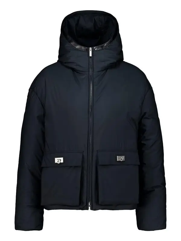 FERRAGAMO Hooded Padded Blouson - Black