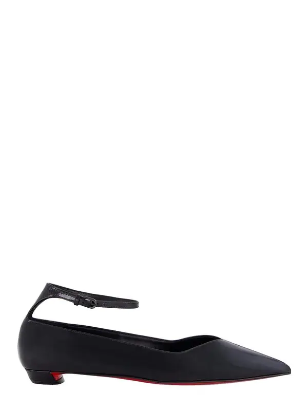 CHRISTIAN LOUBOUTIN Erozeena Patent Ballet Flats - Black