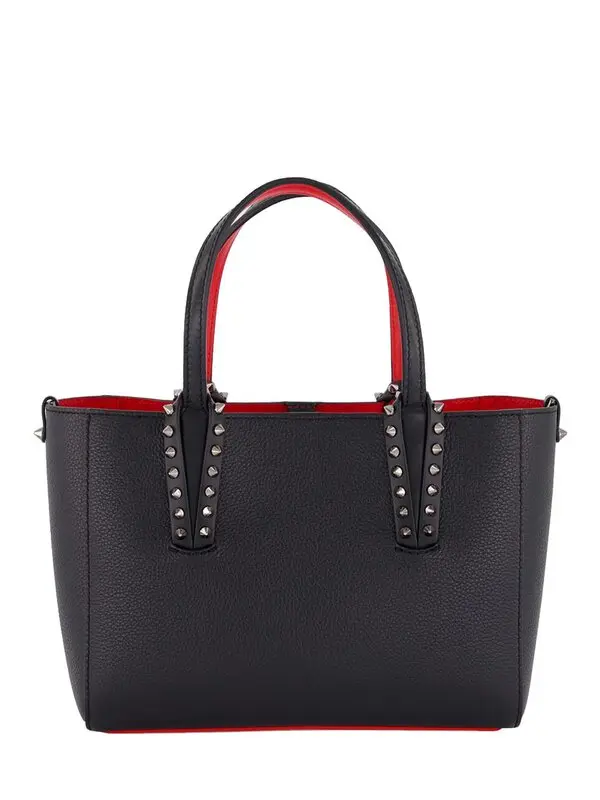 CHRISTIAN LOUBOUTIN Cabata Mini Soft Leather Tote - Black