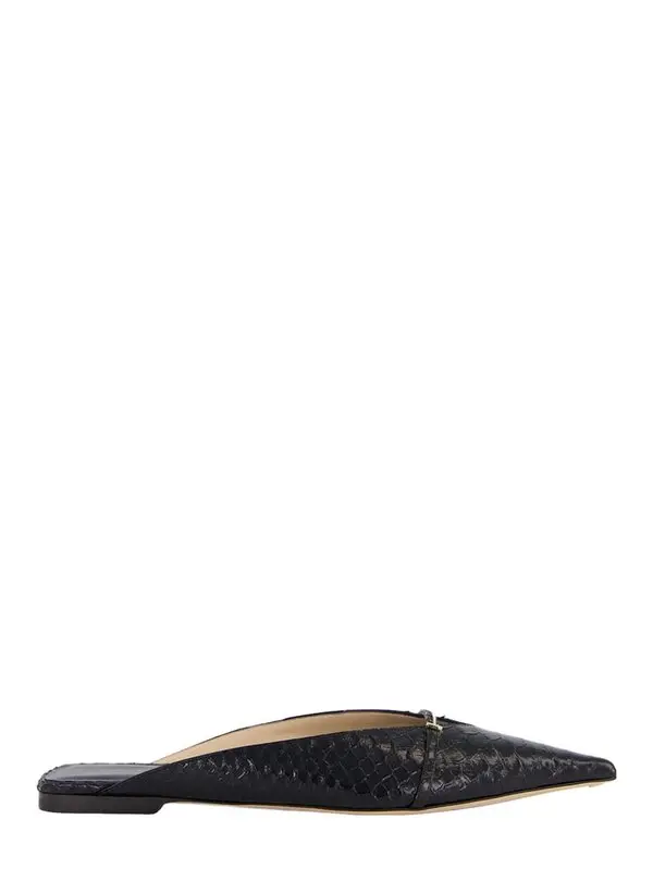 TOM FORD Julianne Python Mule - Black