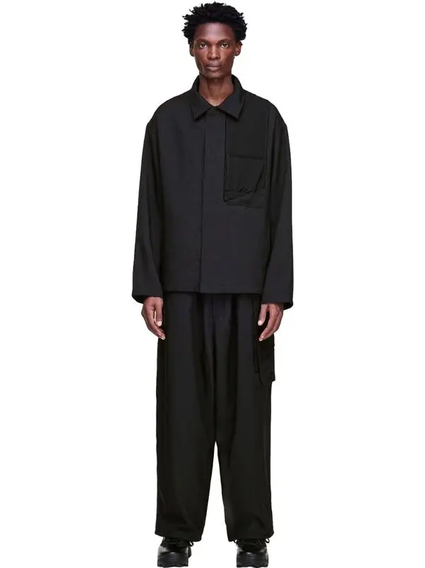 Y3 Sport Uniform Straight-leg Trousers - Black