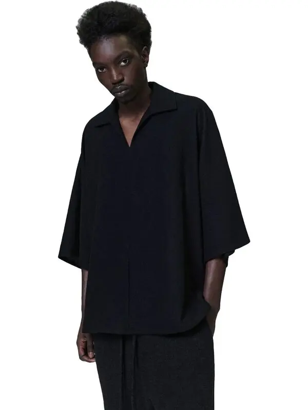 Fear Of God Virgin Wool Polo Shirt - Black