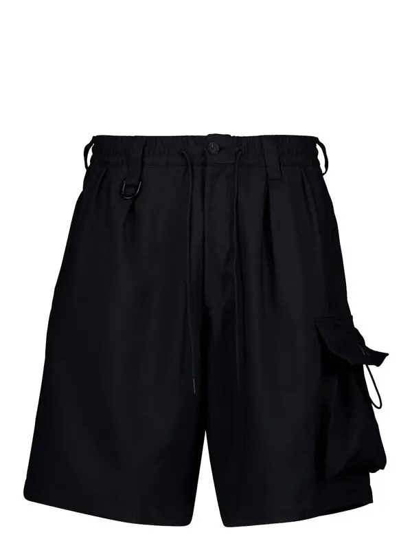 Y3 Sport Uniform Military Shorts - Black