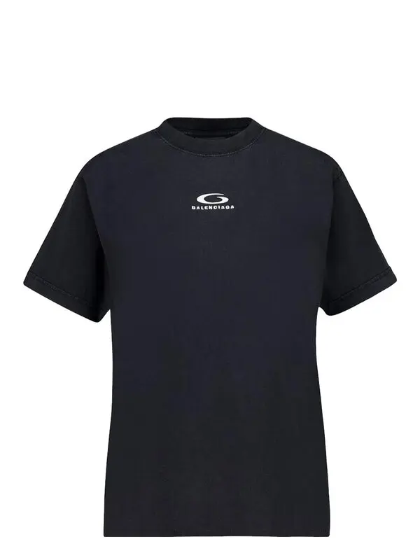 Balenciaga Hybrid Cotton T-shirt - Black