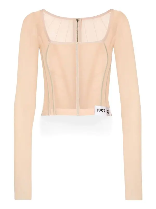 Dolce & Gabbana X Kim Georgette Top - Beige