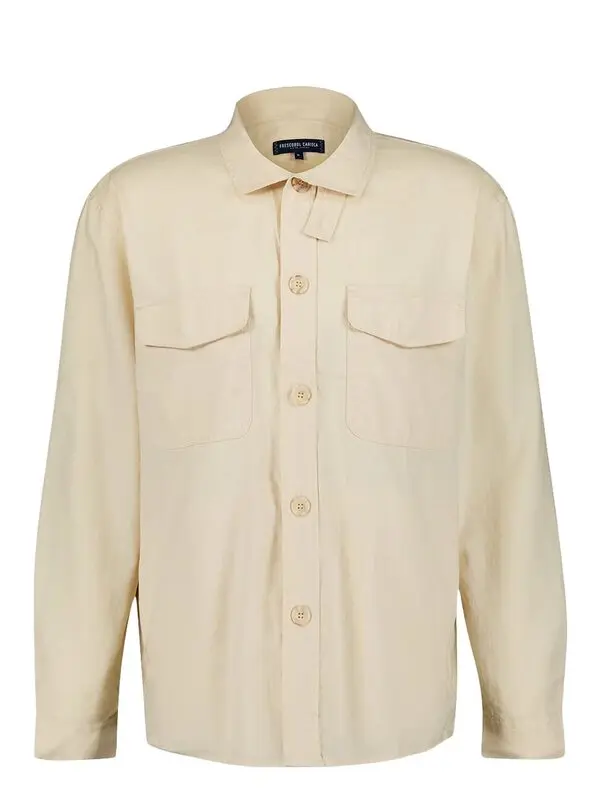 Frescobol Carioca Nuno Linen Jacket - Beige