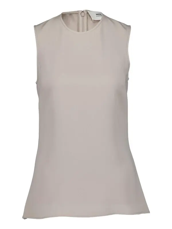 AMI Paris Oversize Tank Top - Beige