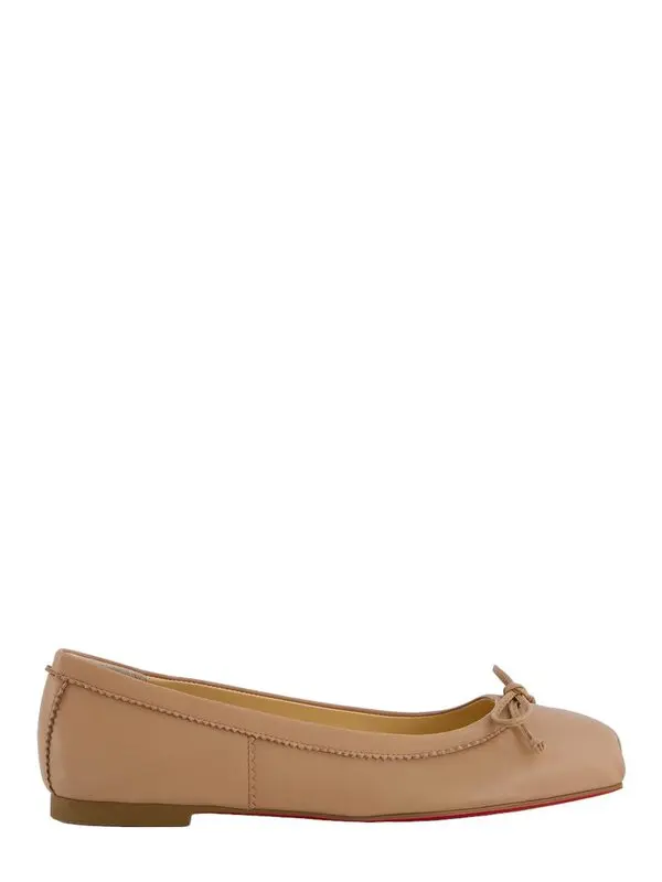 CHRISTIAN LOUBOUTIN Mamadrague Ballerinas - Beige