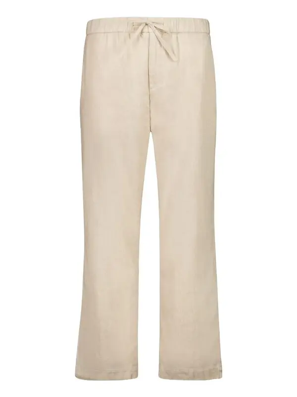 Frescobol Carioca Linen-blend Oscar Trousers - Beige