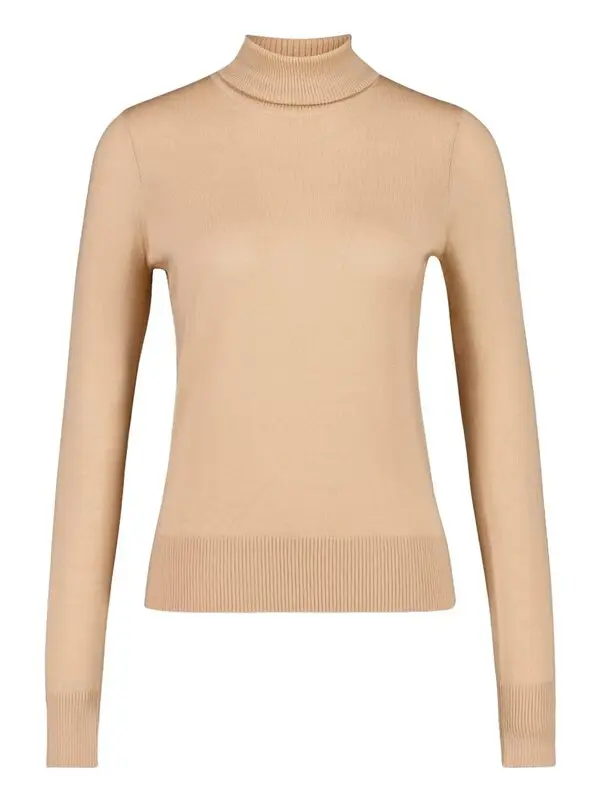 Zimmermann Biscuit Cashmere Turtleneck Sweater - Beige